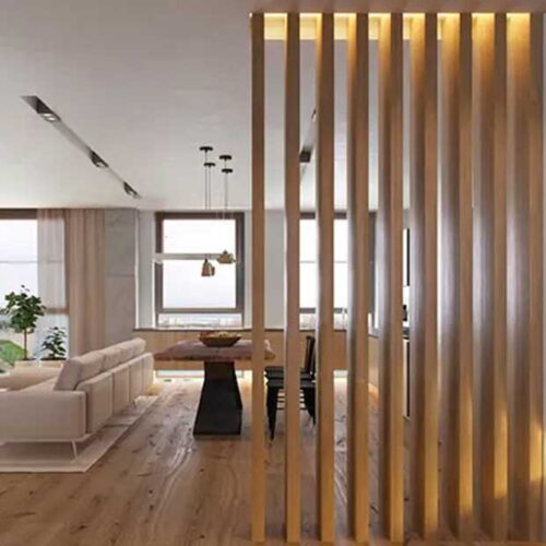 Divisori in legno a Torino per interno in legno e vetro